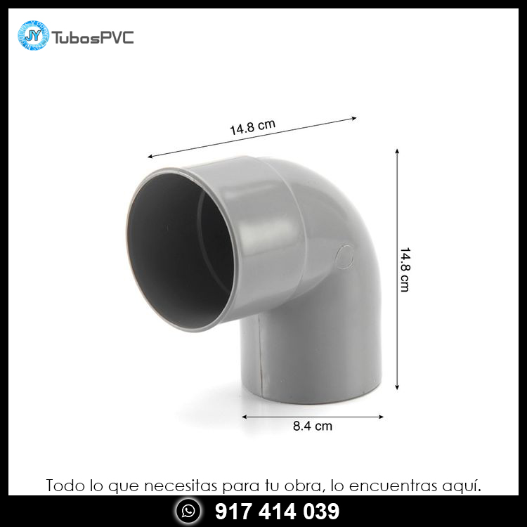 Codo 90° 3 liviano - Tubos PVC JY